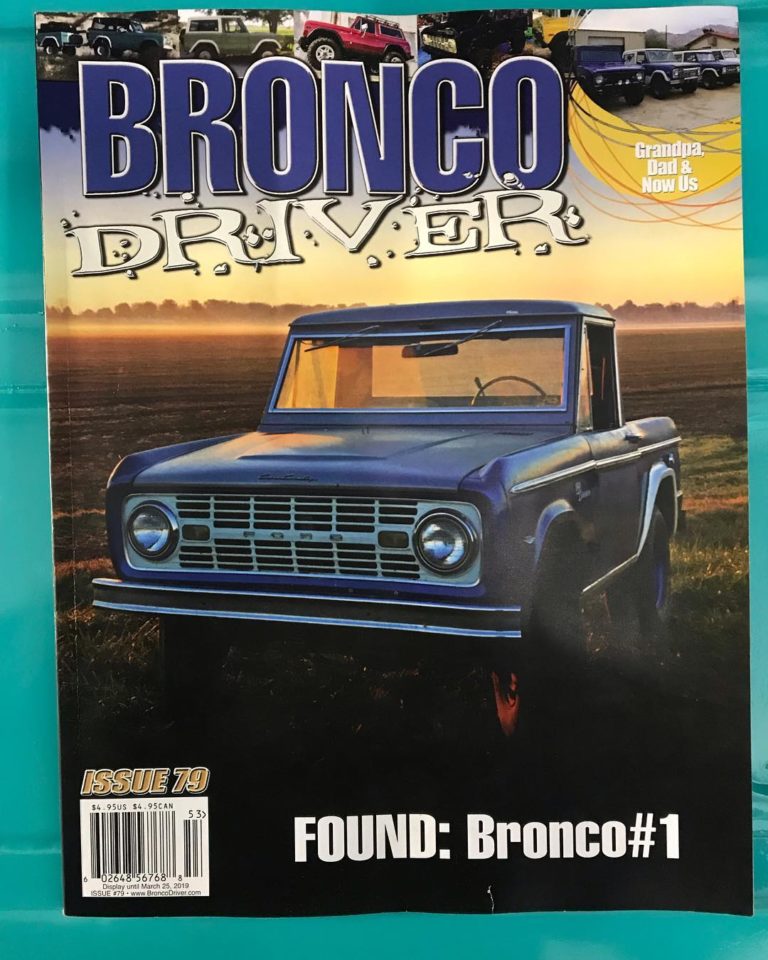 LAL Customs Featured in Bronco Driver Magazine - LAL Customs